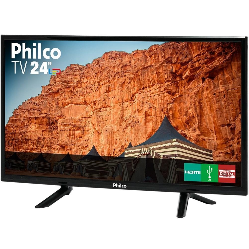 TV LED 24´ Philco, Conversor Digital, 2 HDMI, 1 USB - 99243043