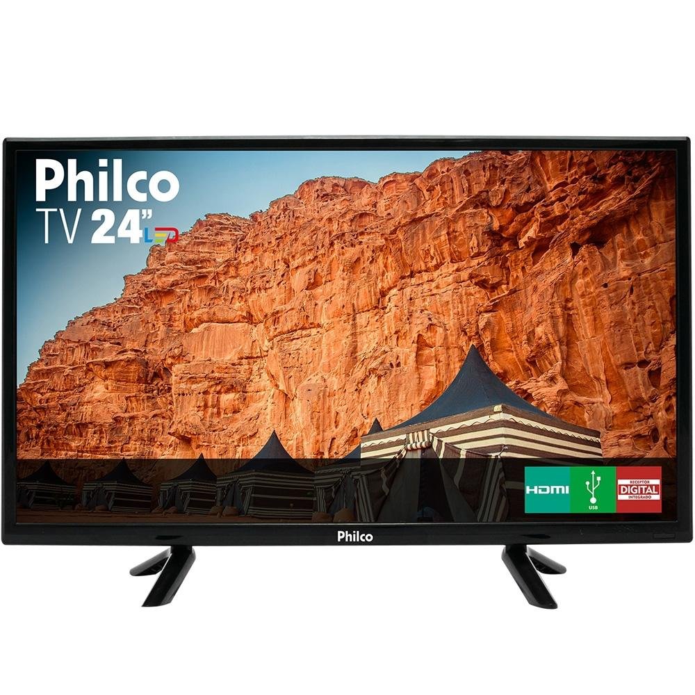 TV LED 24´ Philco, Conversor Digital, 2 HDMI, 1 USB - 99243043