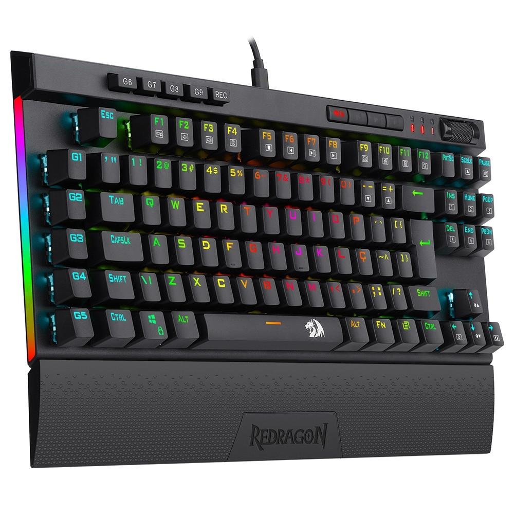 Teclado Mecânico Gamer Redragon Magic Wand Pro K587 | KaBuM!