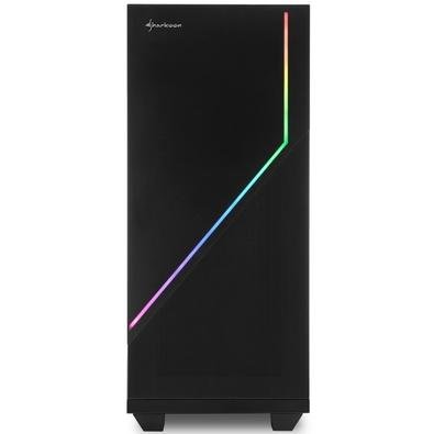 Gabinete Gamer Sharkoon RGB Flow, Mid Tower, com FAN, Lateral em Vidro ...