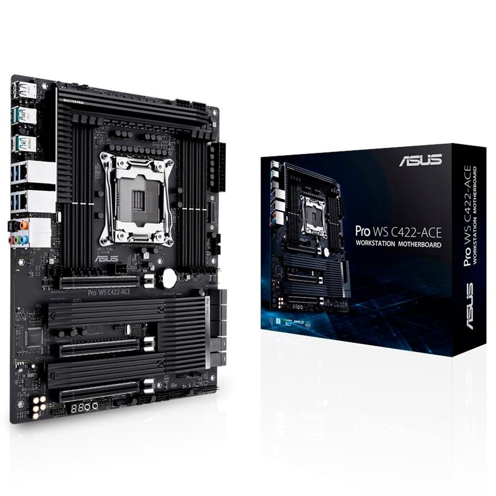 Placa-Mãe Asus PRO WS C422-ACE, Intel LGA 2066, ATX, DDR4