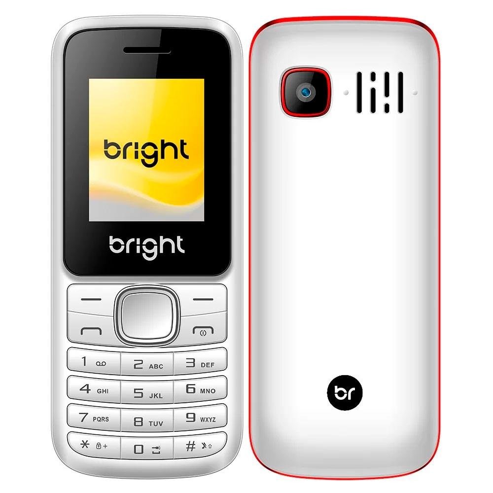 Celular Bright, Tela 1.77´, Câmera, Lanterna, Bluetooth, Rádio FM, Dual ...
