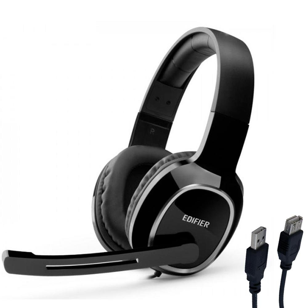 Kit Headset Edifier e Cabo Extensor | KaBuM!