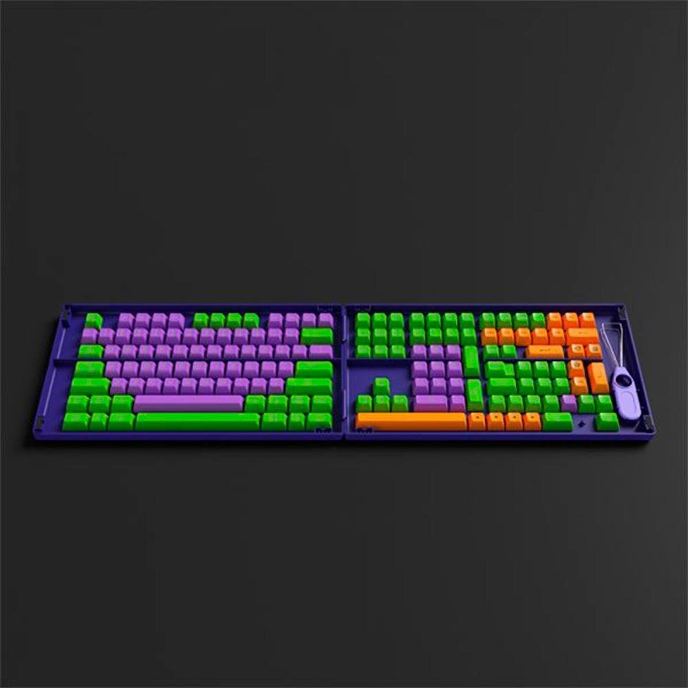 Teclas Akko EVA-01 ASA, Conjunto Keycaps, Kit com 158 Peças - 6925758607766