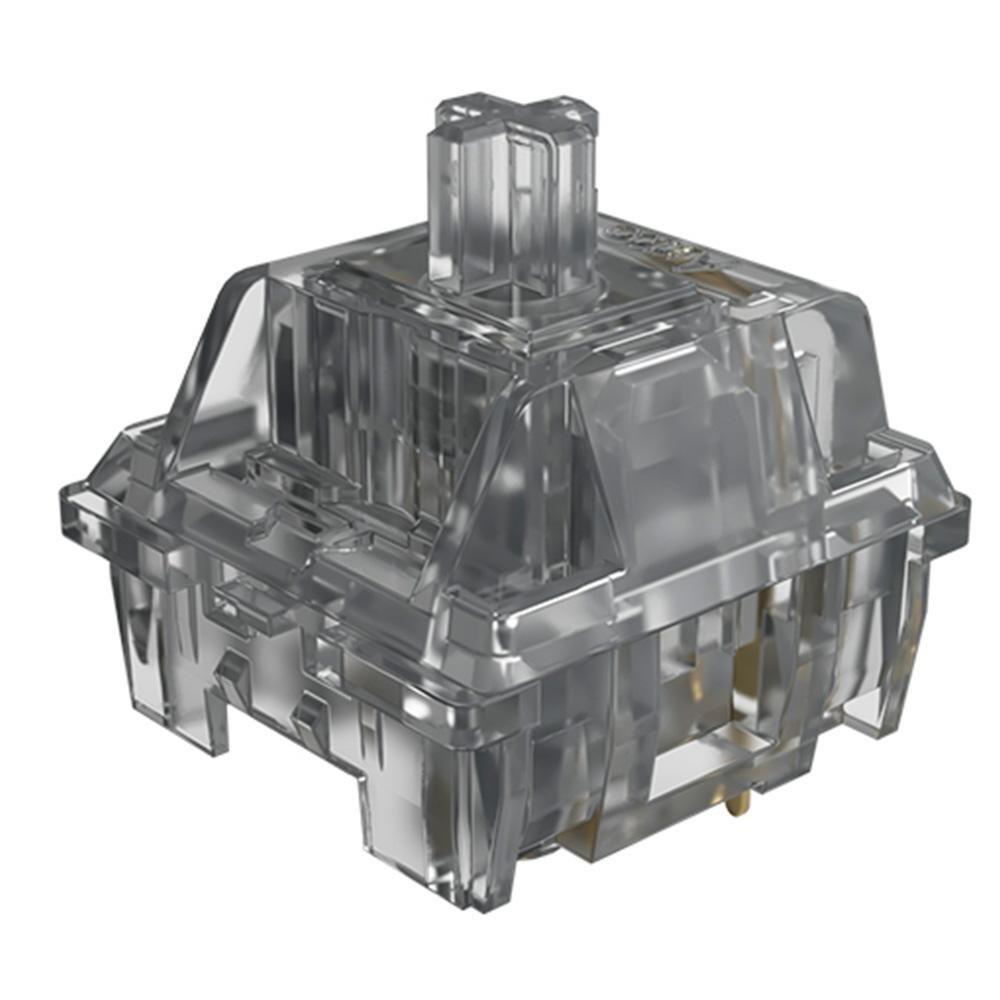 Switch Akko para Teclado Mecânico Linear, Crystal Silver ...