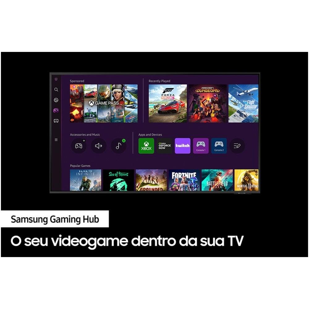 Smart TV 50 Polegadas Samsung Crystal UHD 4K