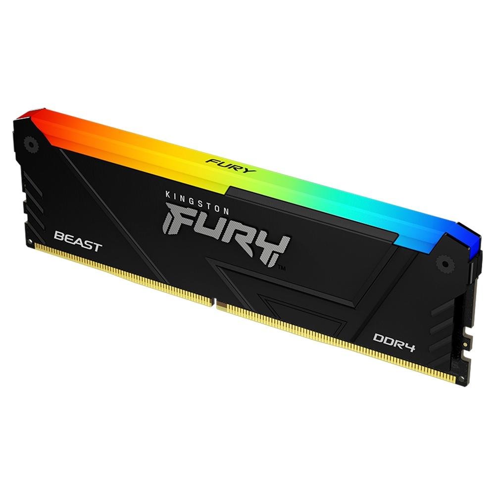 Memória Kingston Fury Beast RGB | KaBuM!