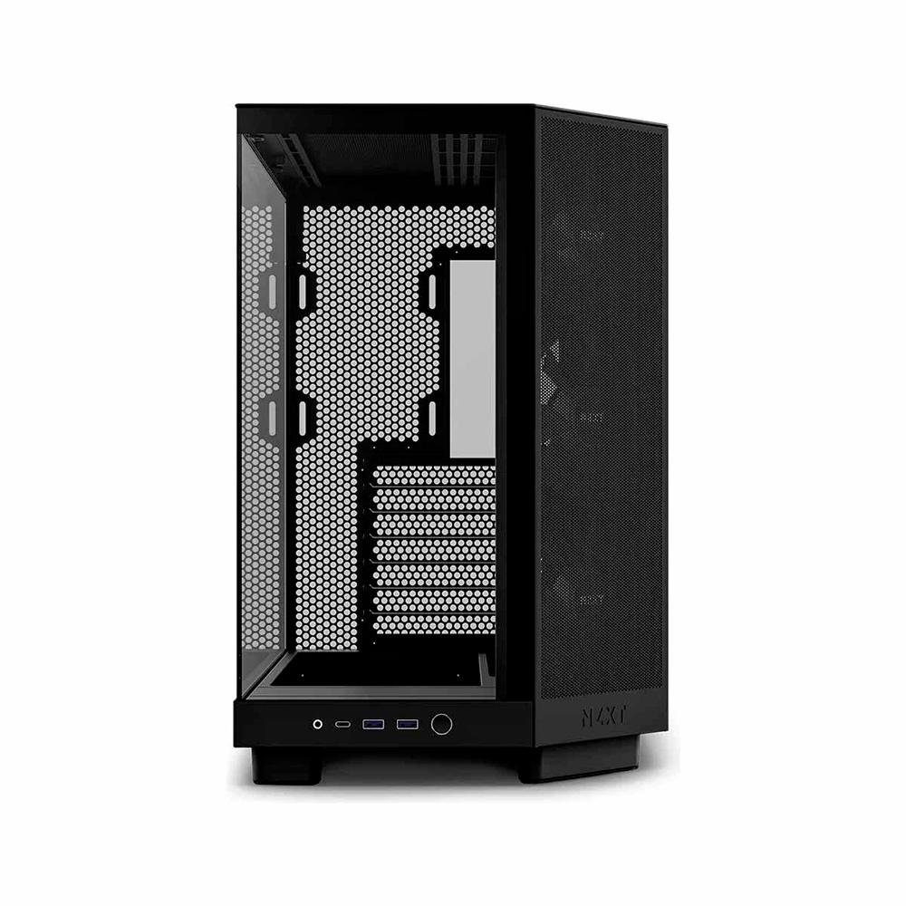 Gabinete Gamer NZXT H6 Flow, Com Fans RGB | KaBuM!