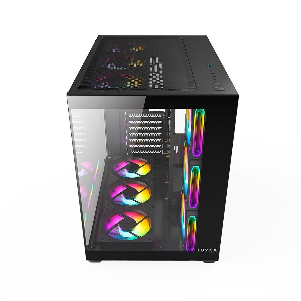 Gabinete Gamer Hyrax HGB740 Preto | KaBuM!
