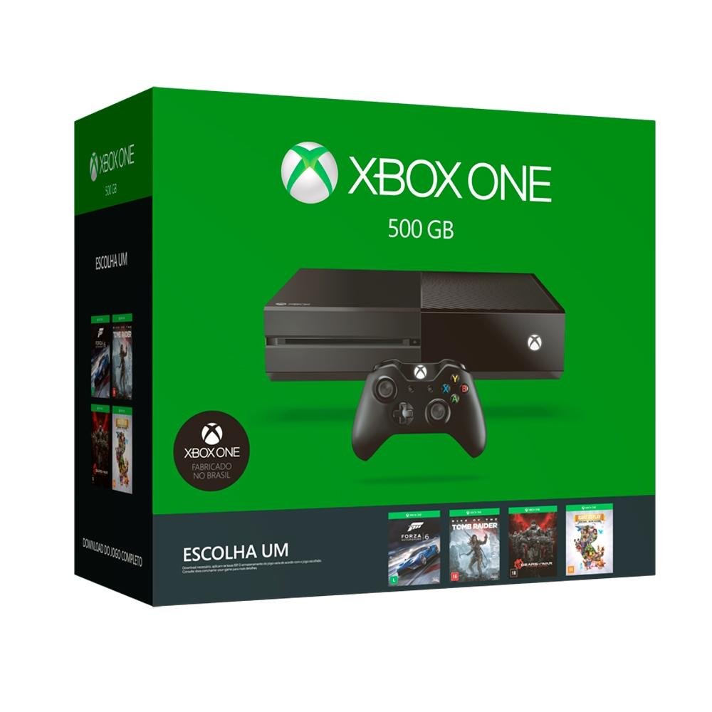 Console Microsoft Xbox One 500GB - Escolha seu jogo - 5C6-00138