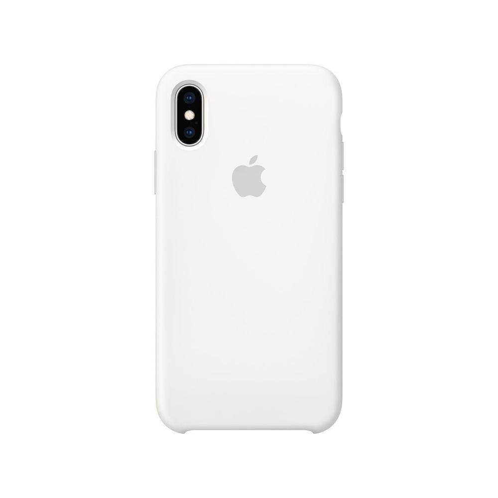 Capa de Silicone Branca para iPhone XS Max