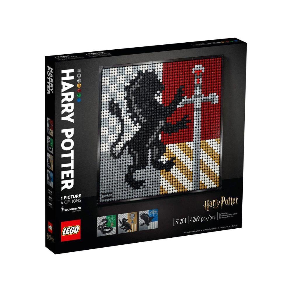 LEGO Art Harry Potter Hogwarts Crests 4249 Peças