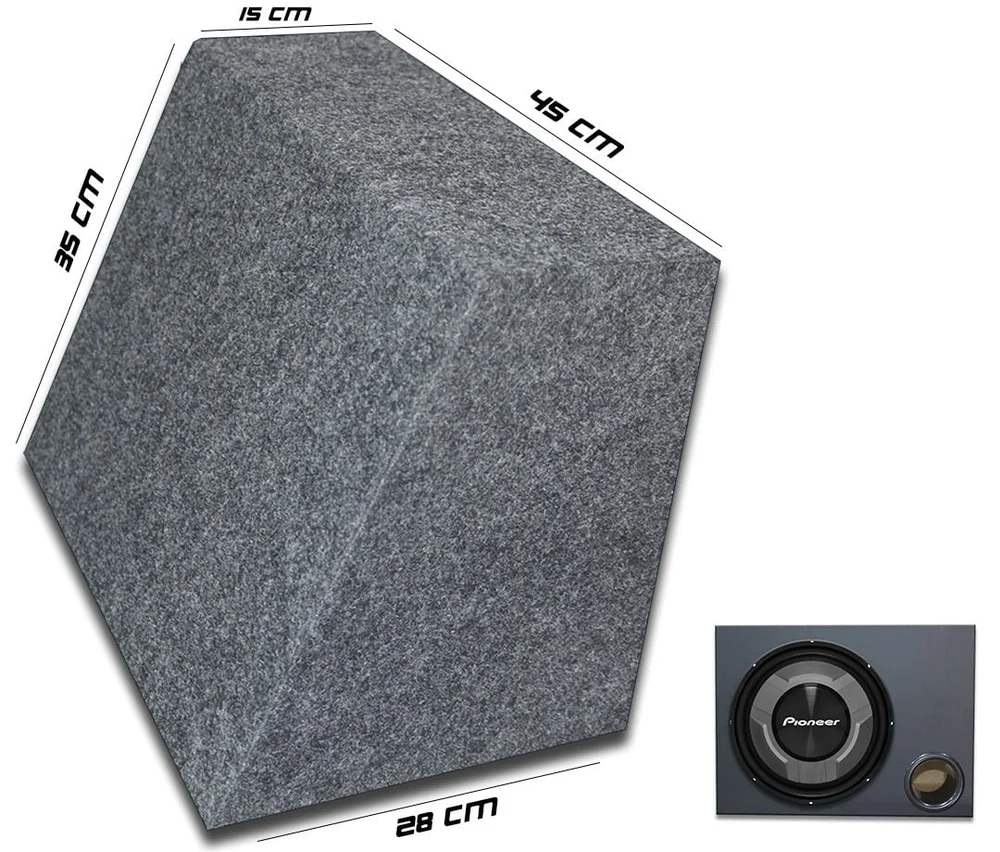 Caixa Subwoofer Pioneer 350 W Rms Dutada 12