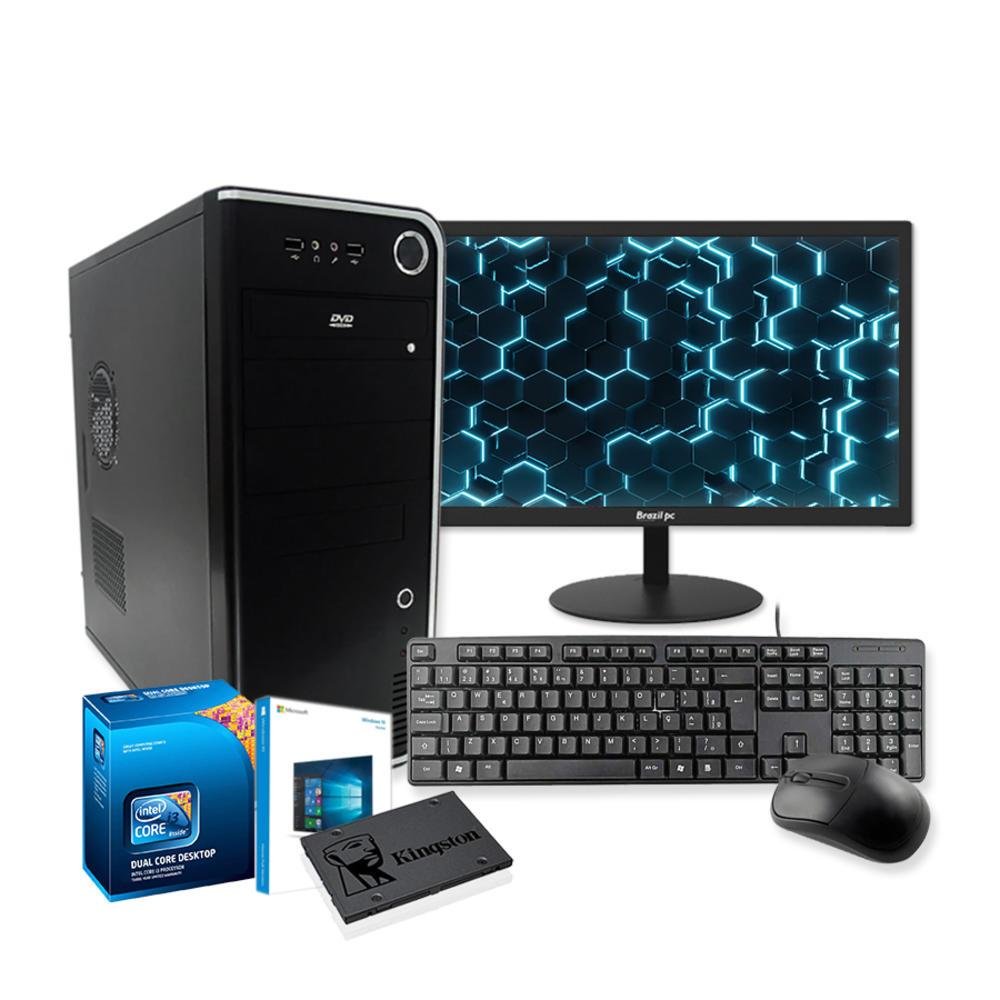 Computador Completo Intel Core I3 8gb Ssd 240gb