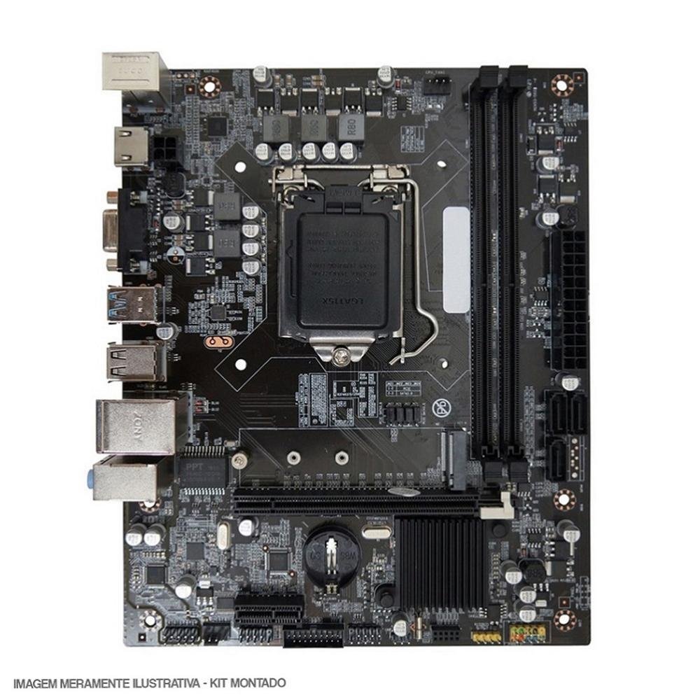 Kit 1151 Placa Me H110 Processador I5 6400 Ddr4
