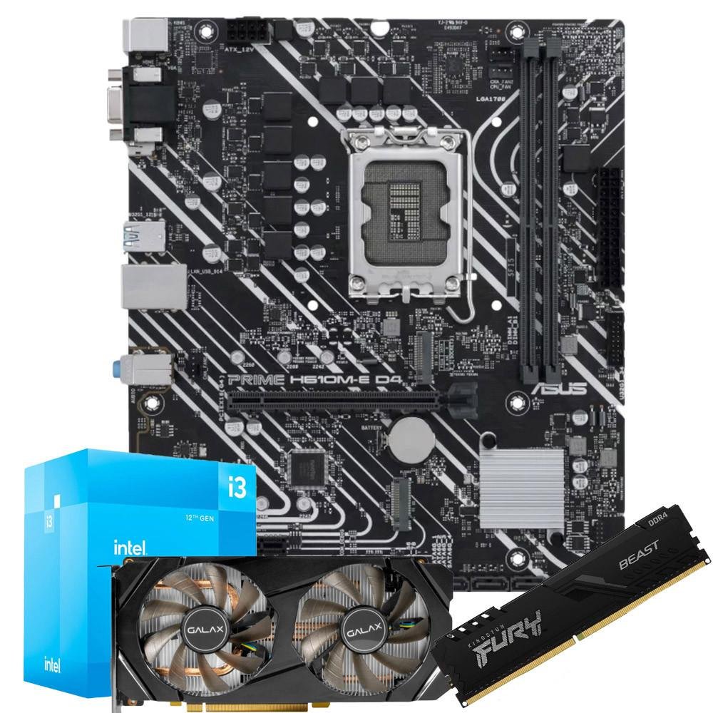 Kit Upgrade Intel Core I312100f Asus H610e Prime