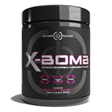 Suplemento Gamer - X-bomb - Insane Grape - 300g - Foco Energia E ...