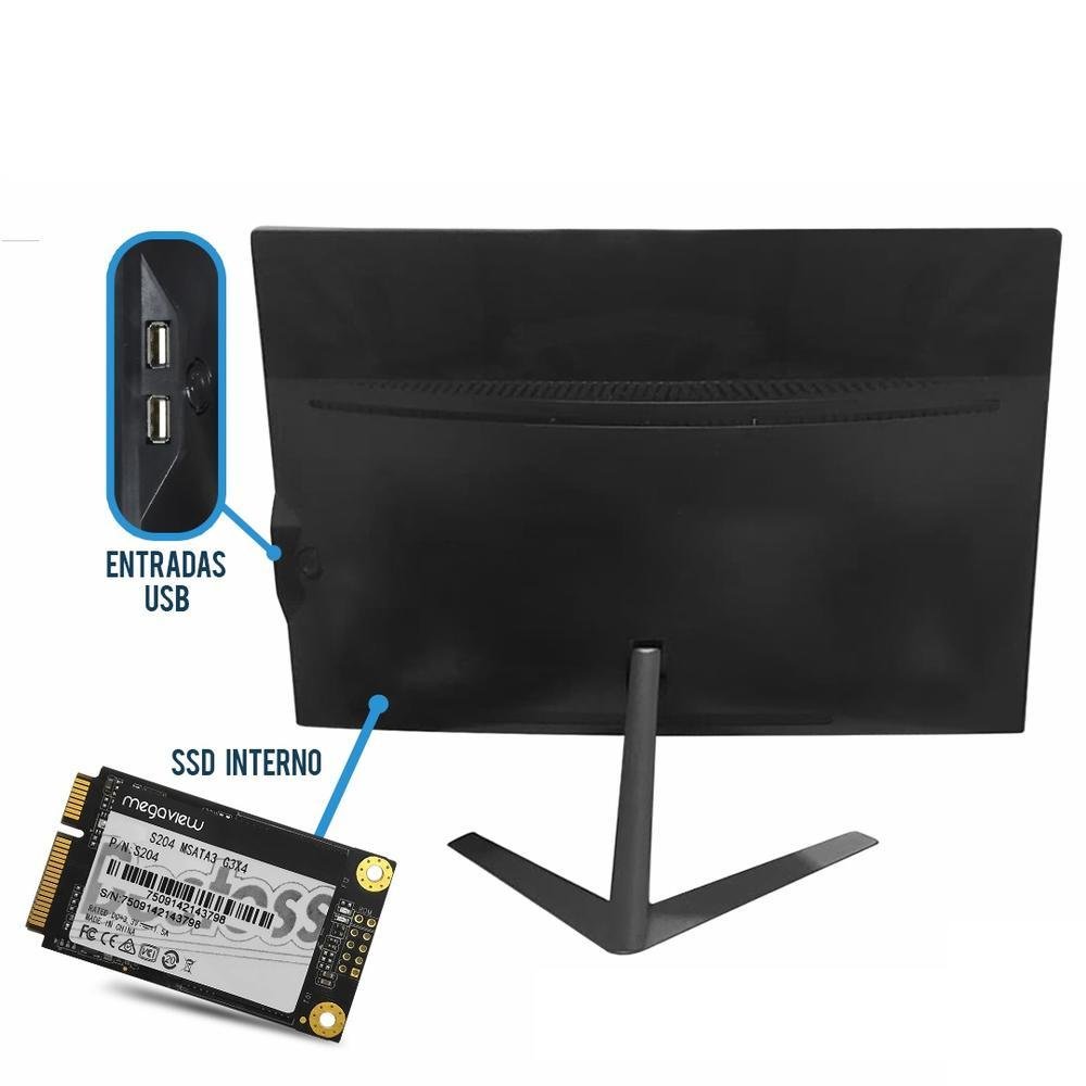 PC All In One 19 polegadas,Teclado E Mouse Sem fio. | KaBuM!