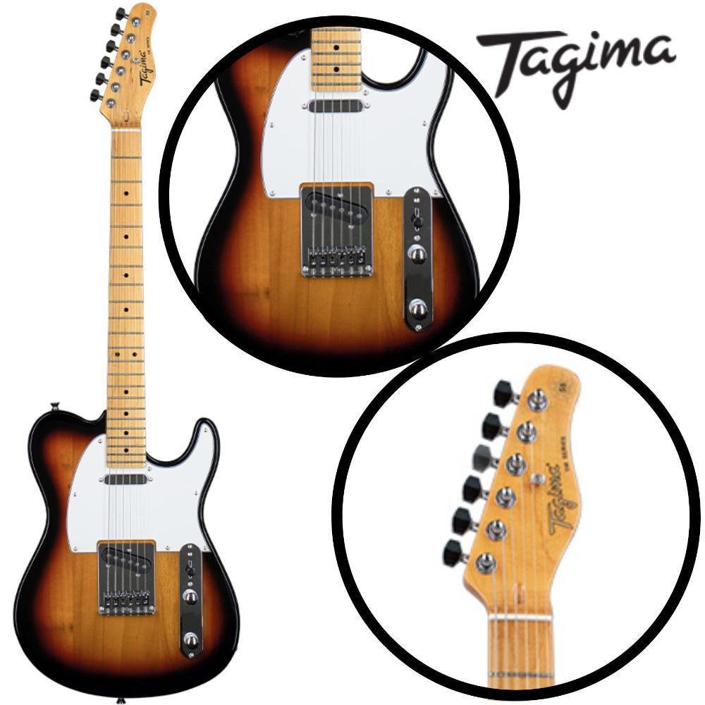 Kit Guitarra Tagima Tw55 Telecaster Acessórios