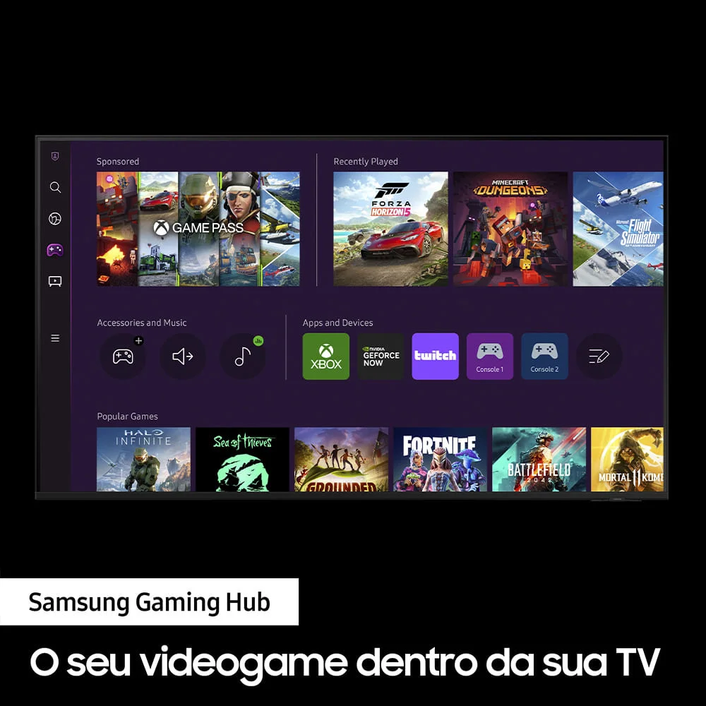 Smart Tv 4k Samsung Crystal Uhd 50 Polegadas