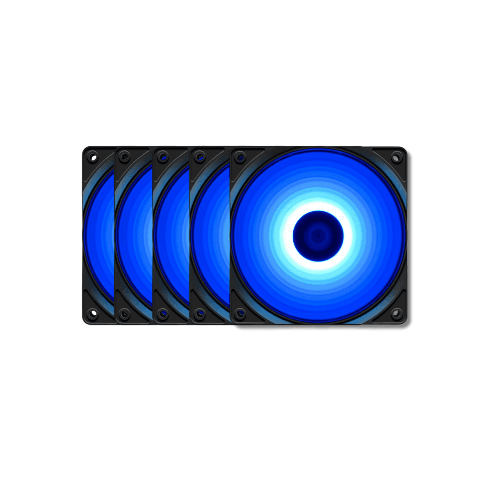 Cooler Fan Deepcool Rf120b 120mm LED Blue KaBuM