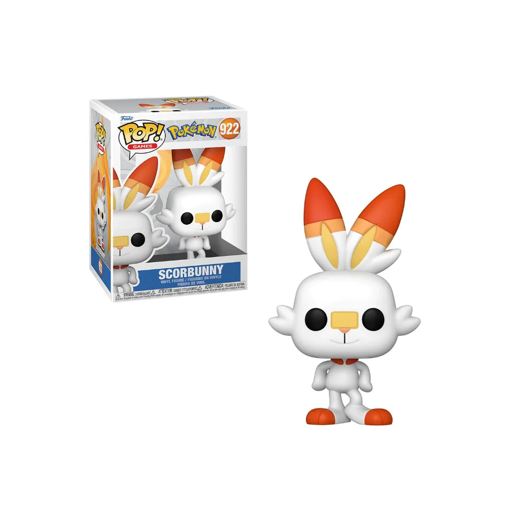 Pop Funko Scorbunny 922 Pokemon KaBuM