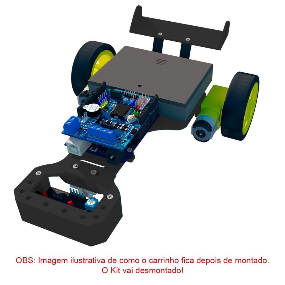 Kit Casa da Robótica Montar Robô Seguidor KaBuM