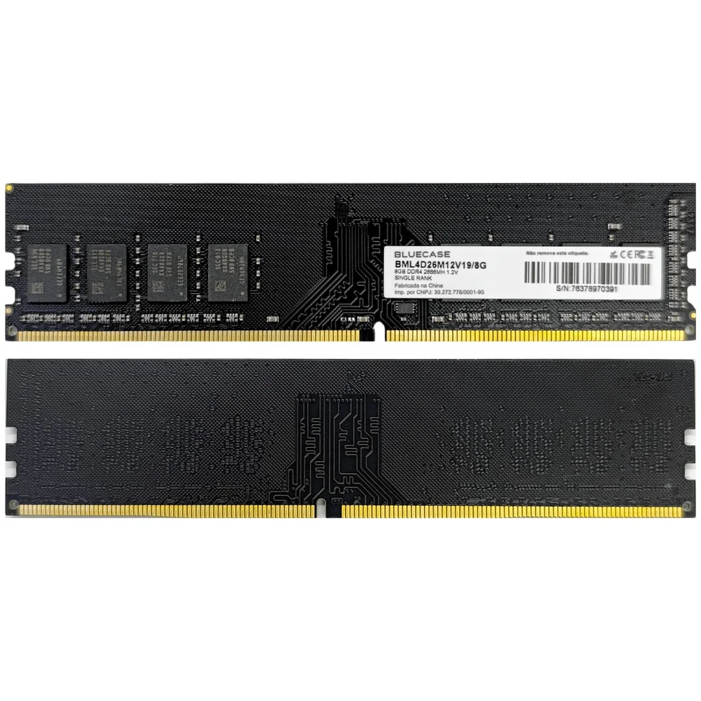 Memória Ram 8gb DDR4 2666MHZ 12V Bluecase
